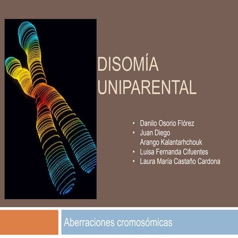 Disomía uniparental | PPTX