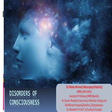 DISORDER OF CONSCIOUSNESS AND SELF 21119(1).pptx