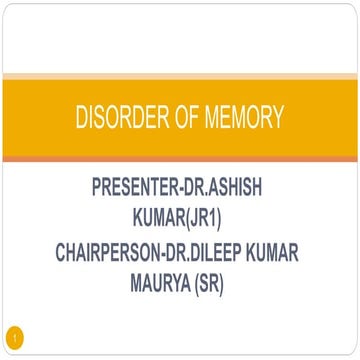 disorder of memory ppt.pptx