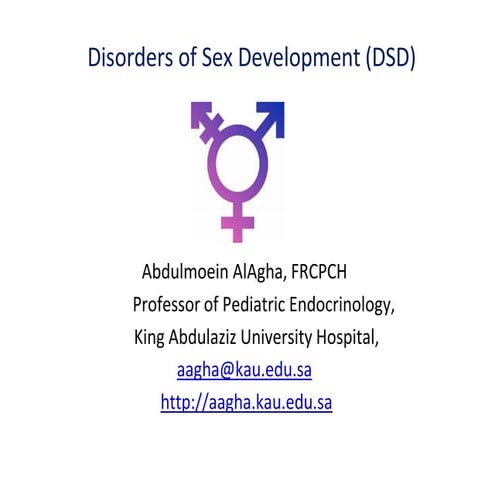 Disorder Of Sex Differentiation Presentation Pdf