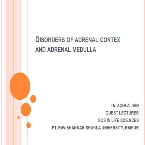 Disorders of adrenal cortex and adrenal medulla | PPTX