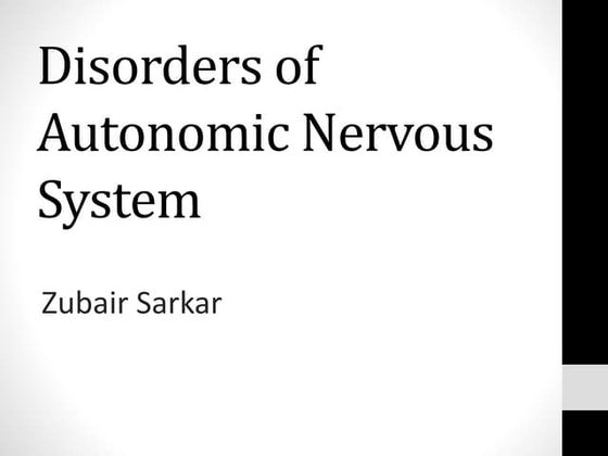 Autonomic nervous system | PPT