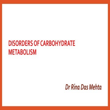Biochemistry-DISORDERS OF CARBOHYDRATE METABOLISM-1.ppt
