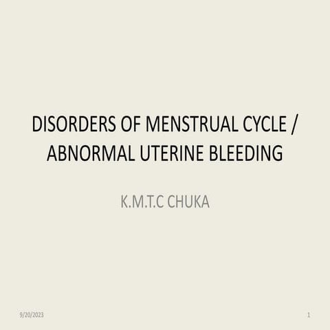DISORDERS OF MENSTRUATION.pptx