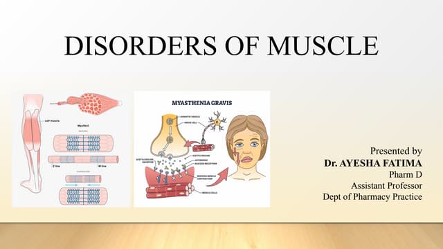 Common muscle disorders and diseases | PDF
