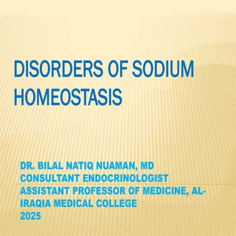 DISORDERS OF SODIUM HOMEOSTASIS.....pptx