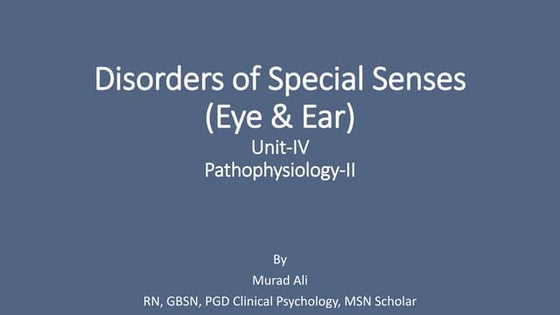 10. Disorders of Special Senses BSN.pptx