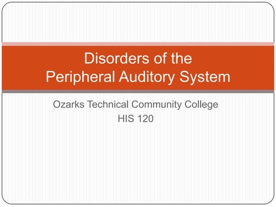 Speech audiometry & masking | PPTX