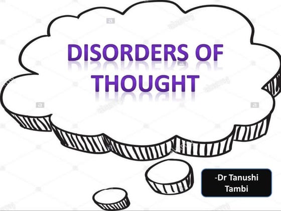 Disorders of thought | PPT