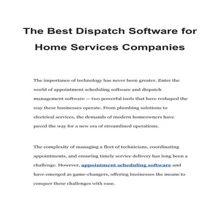 Dispatch Software for Home Services.pdf