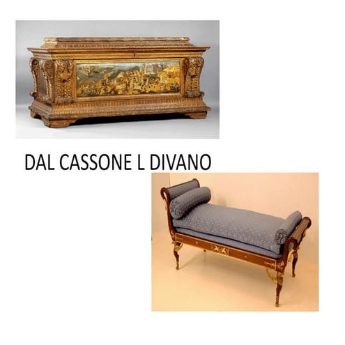 Dispensa 1 dal cassone al divano | PDF