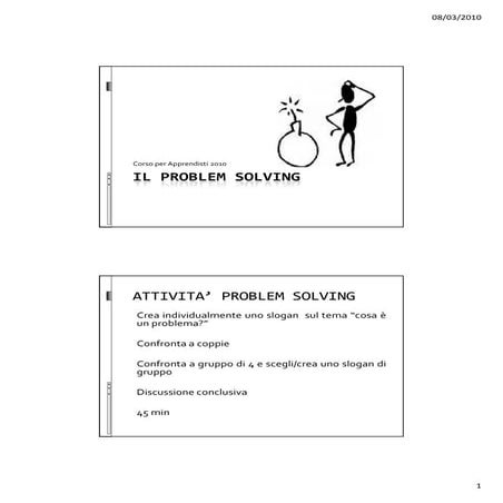 Dispensa problem solving | PDF