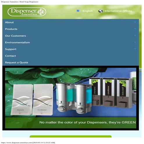 Dispenser amenities hotel soap dispensers and locking shower dispensers ...