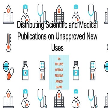 Unapproved New Uses of Drugs with Examples | PPTX