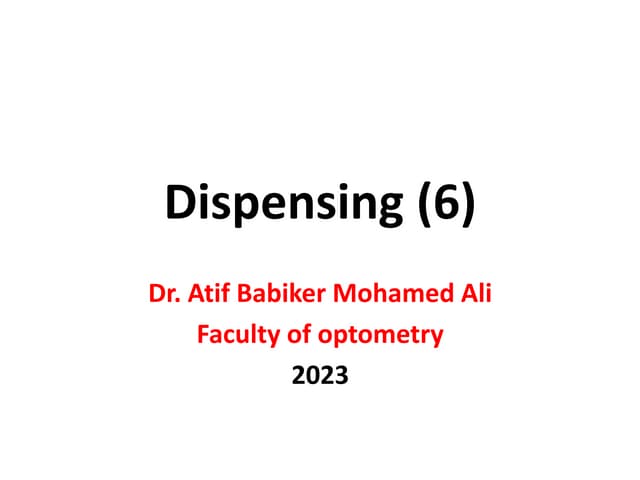 Beginner’s Guide: Spherical & Cylindrical Lenses | PPT