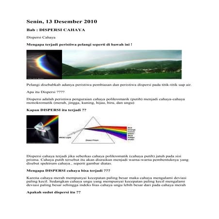 Dispersi | DOC