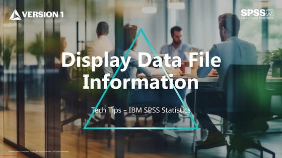 Open Data Document Tool in IBM SPSS Statistics.pptx