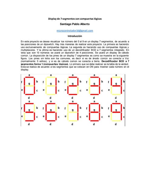hex to 7 seg display | PPTX