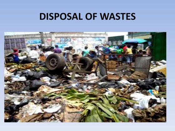Solid waste disposal | PPTX
