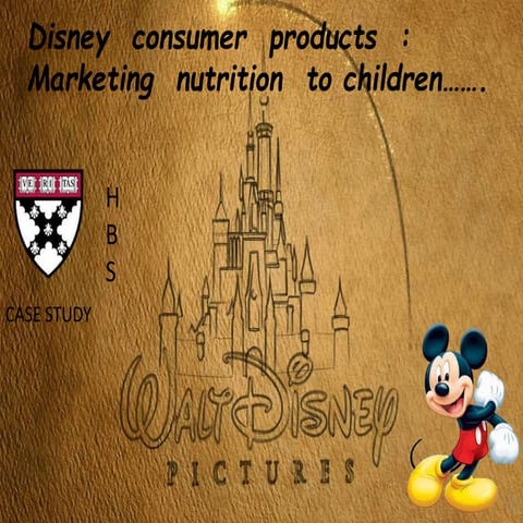 DISNEY CONSUMER PRODUCTS (CASE STUDY) | PPTX