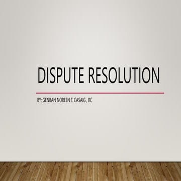 Dispute resolution.pptx