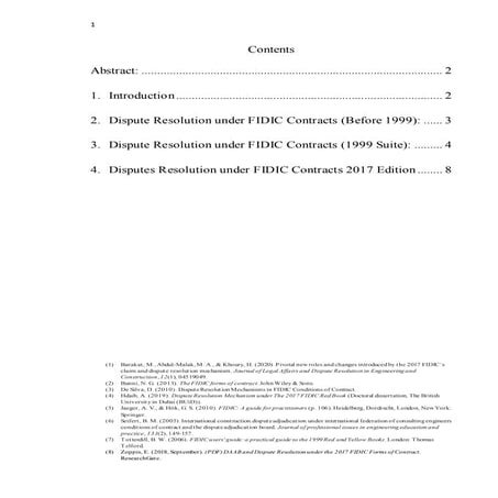 Dispute Resolution And DAAB FIDIC Contracts.docx