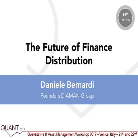 Disrupting the financial distribution | PPT