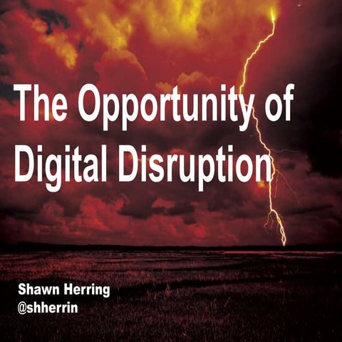 Disruption Trends All Marketers Need To Consider | PPT