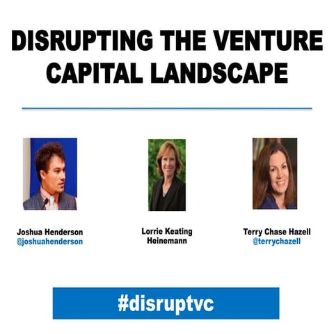Disrupting the Venture Capital Landscape | PPTX
