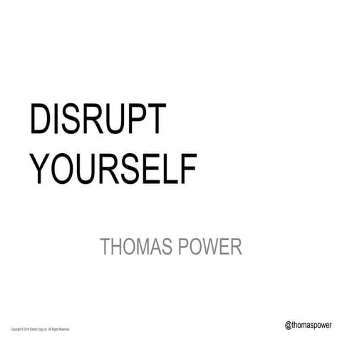 Disrupt Yourself | PDF
