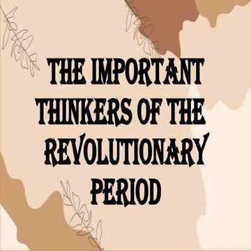 DISS-GROUP-6-PRESENTATION the important thinkers ofthe revolutionary ...