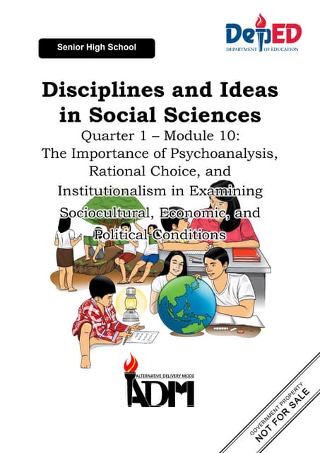 discipline and Ideas in Social Science-q1-m2.pdf | Educational ...