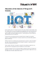 Introduction to IOT | PPTX