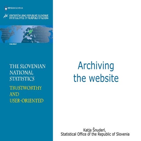 Tweet Archivist presentation | PPTX