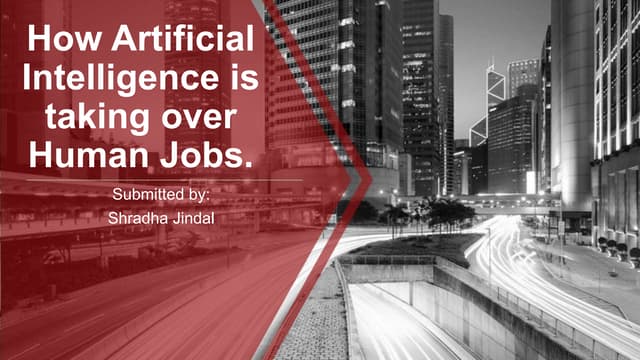 Artificial intelligence and its impact on jobs and employment | PPTX