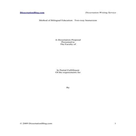 Dissertation proposal us | PDF