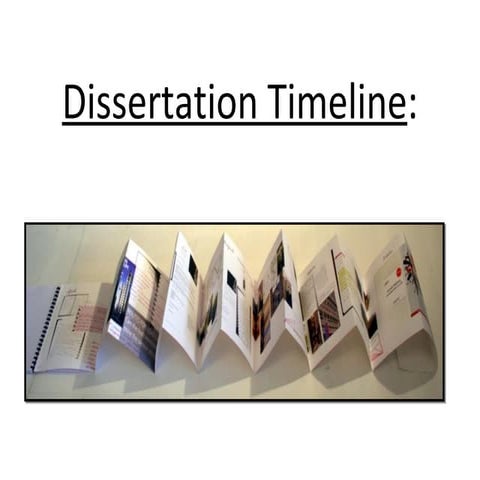 Dissertation Timelines | PPT