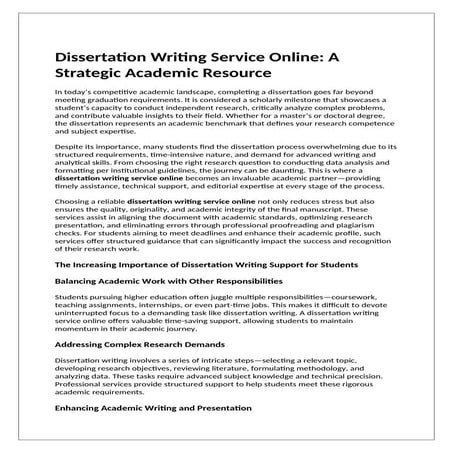 Dissertation Writing Service Online.docx