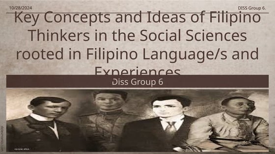The filipino social thinkers | PPTX