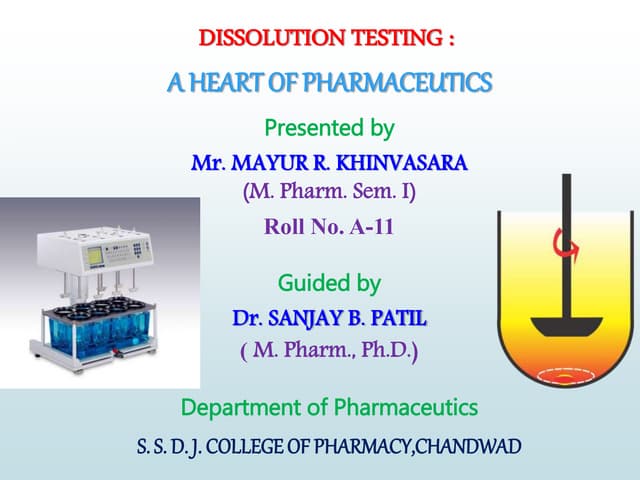 Dissolution apparatus.ppt