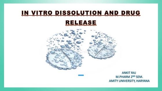 Dissolution Testing Apparatus | PPT