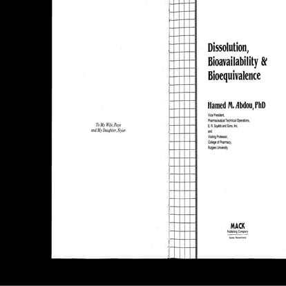 Dissolution Bioavailability and Bioequivalence.pdf