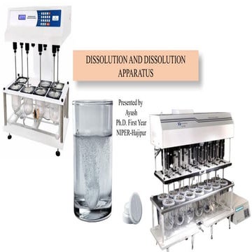 Dissolution and its important aspects presentation | PPTX