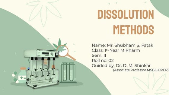 Dissolution apparatus.ppt