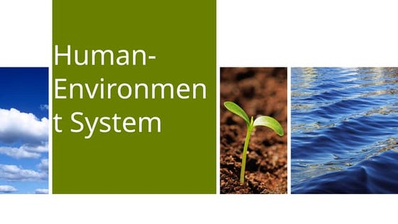 Human environment system ppt | PPTX