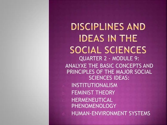module 9 ppt diss.pptx | Science