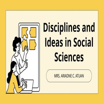 DISS WEEK 2 - HUMANITIES Disciplines and Ideas in the Social Science | PDF