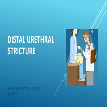 DISTAL URETHRAL STRICTURE.pptx