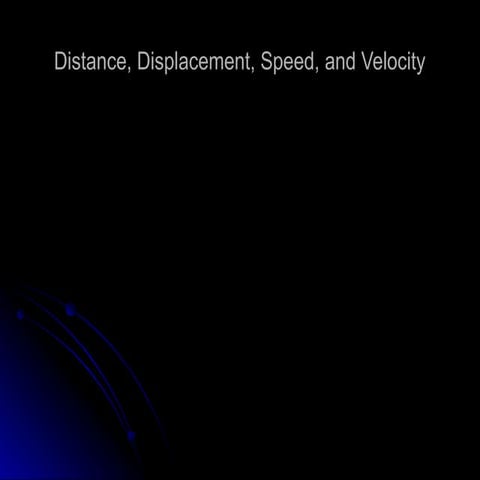 Speed and Velocity Science_Grade - Seven | PPTX