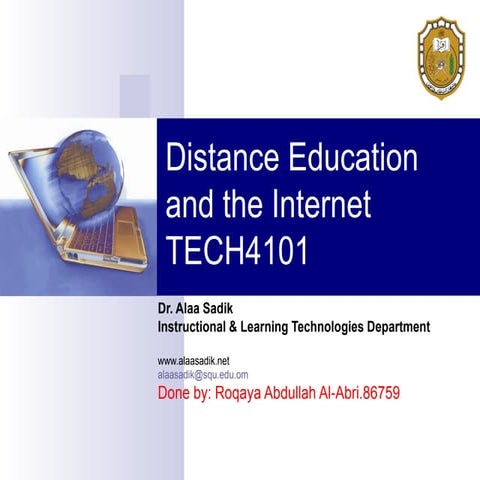 PPT on concept of Distance Education.pptx